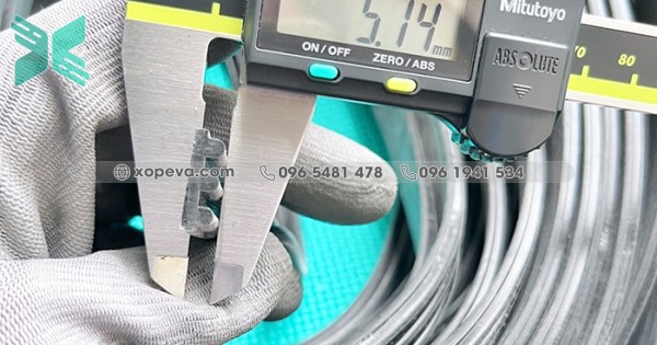 Gioăng silicon đen 17x5x3 | Xốp Eva