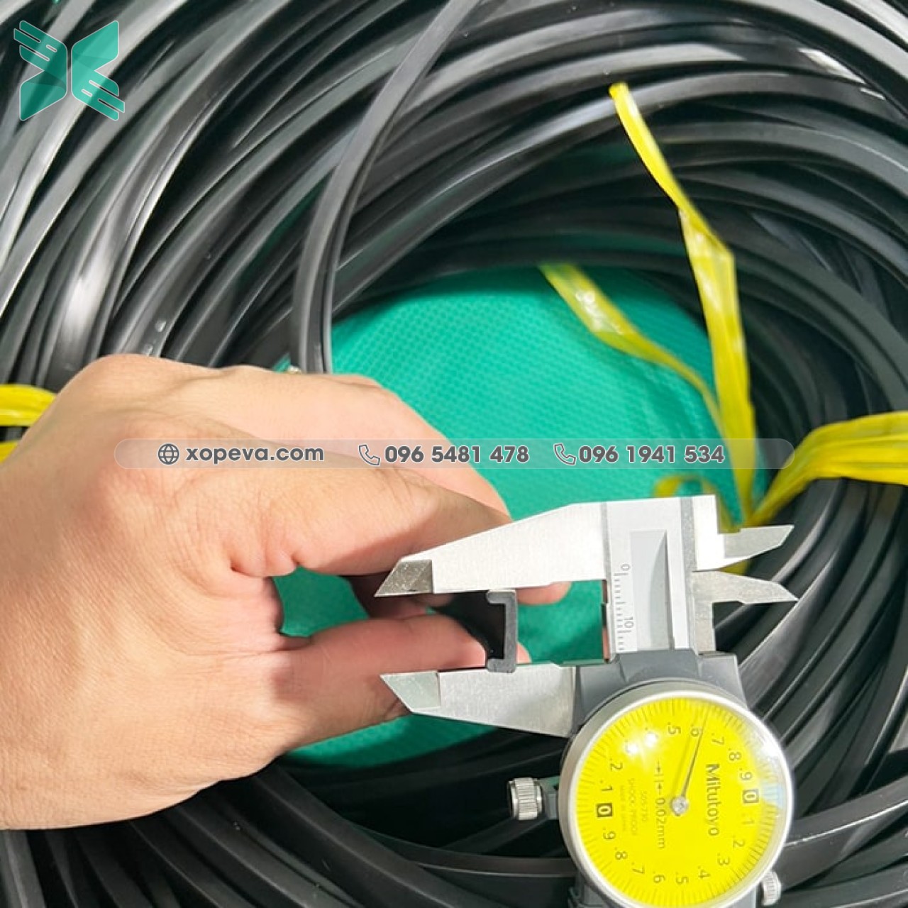 Gioăng cao su EPDM chữ U 13x5x2 | Xốp Eva