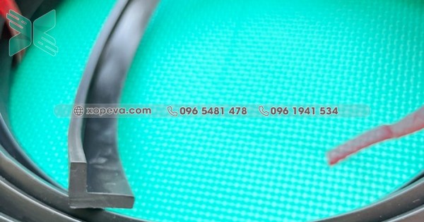 Gioăng cao su thường đen chữ L 15x20x5 | Xốp Eva