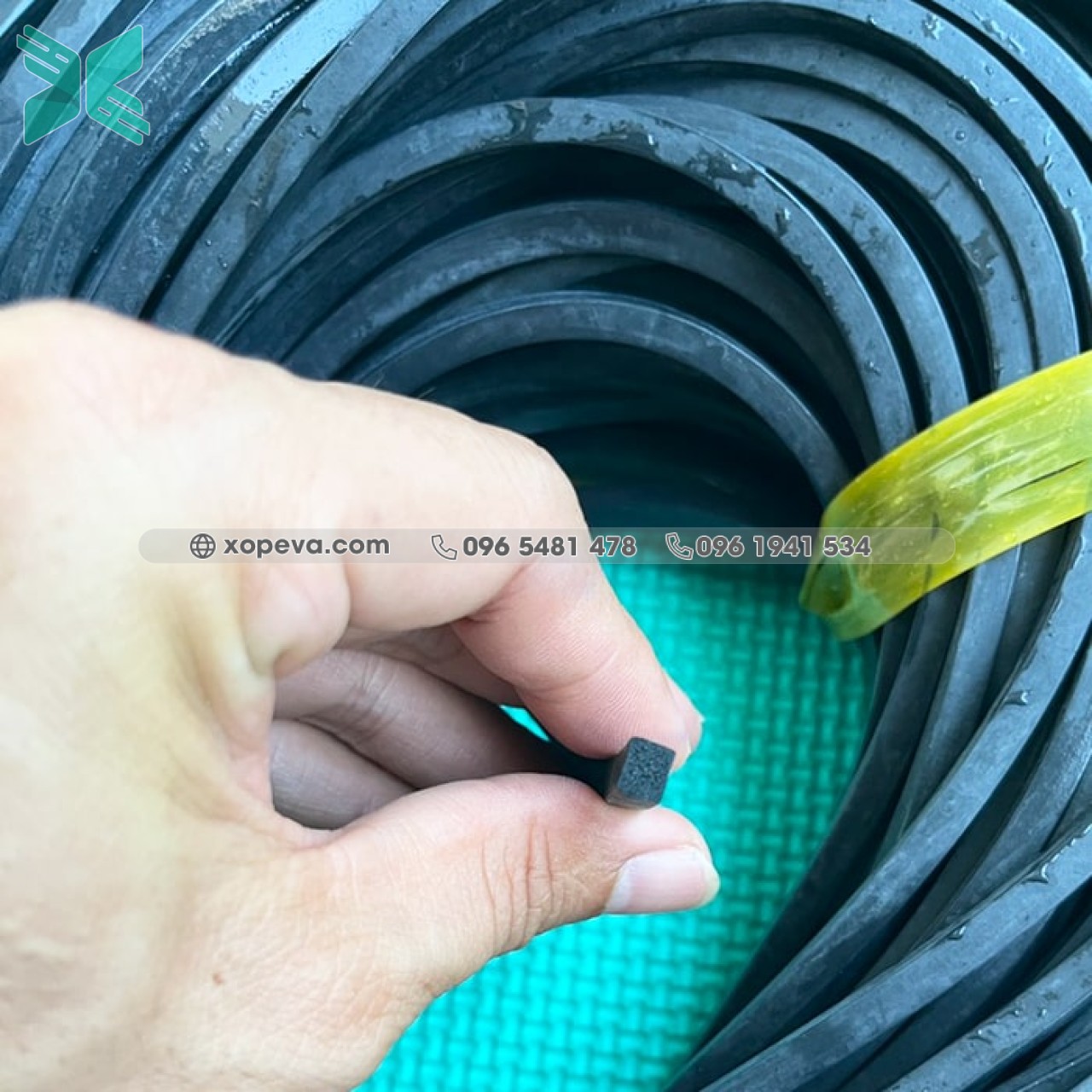 Gioăng cao su xốp EPDM CN 4.5x5.3 | Xốp Eva